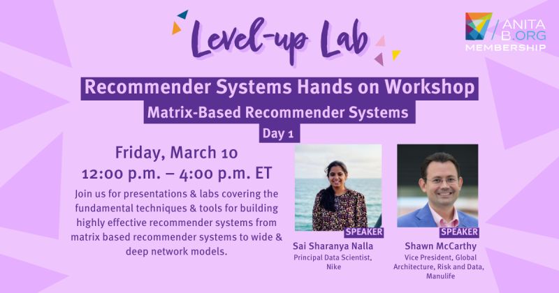 Recommender Systems Hands on Workshop | Shawn McCarthy